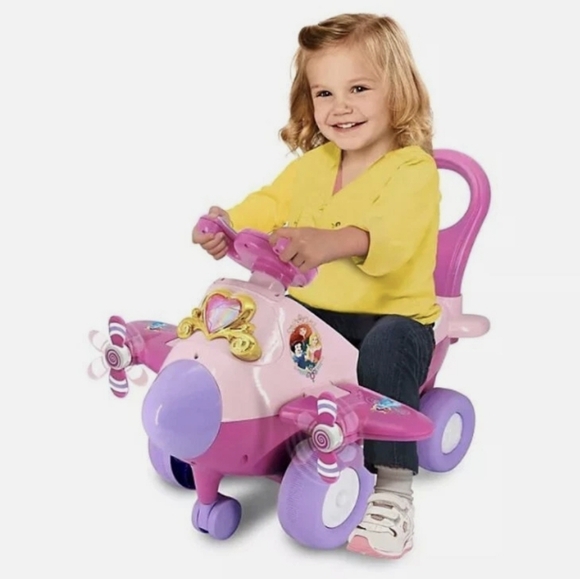 Disney | Toys | Disney Princess Pink And Purple Toddler Airplane Ride ...